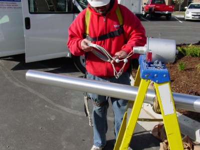 Flag Center > Services > Flagpole Installation